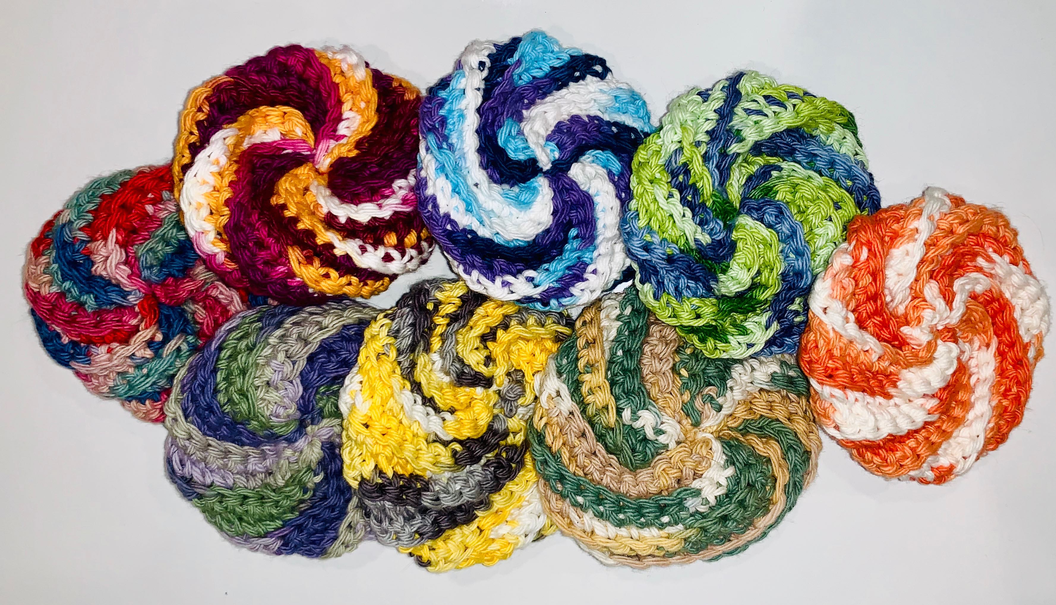 Eco-Tawashi: How to crochet a cotton scrubby – Drunk Dog Creative