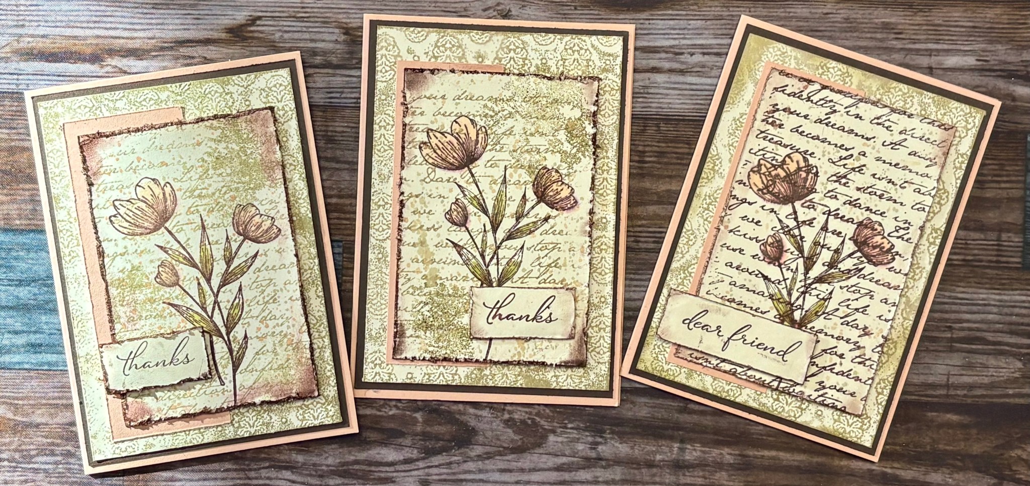 Vintage & Distressed Card Making Techniques – Drunk Dog Creative
