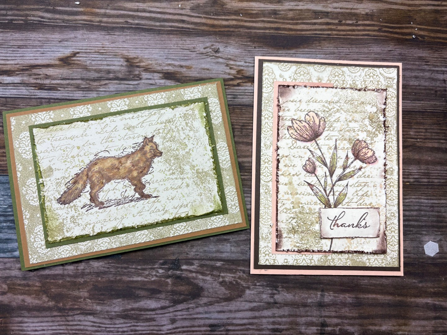 Vintage & Distressed Card Making Techniques – Drunk Dog Creative